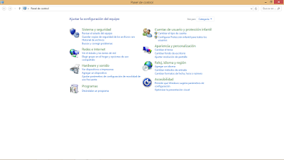 PANEL DE CONTROL: PANEL DE CONTROL
