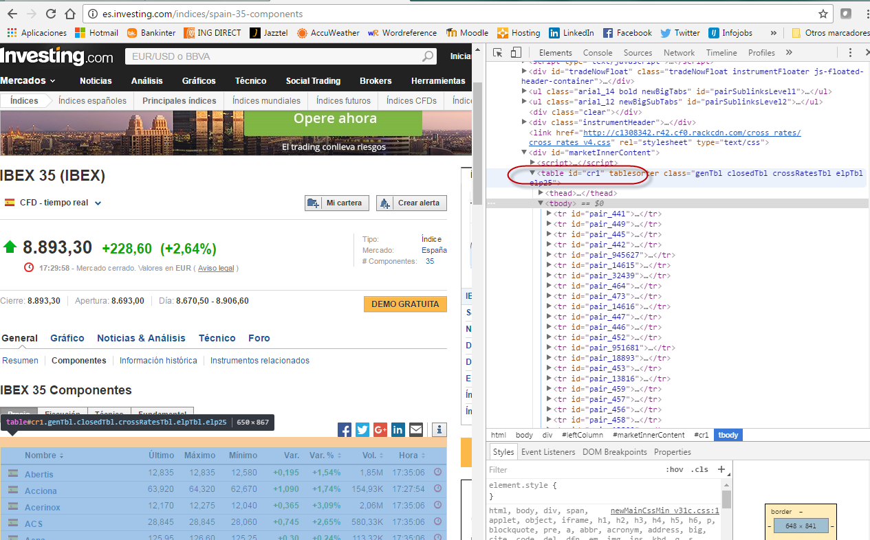 Vba Importar Table Html Desde Web A Excel Excel Foro Un Blog De Excel