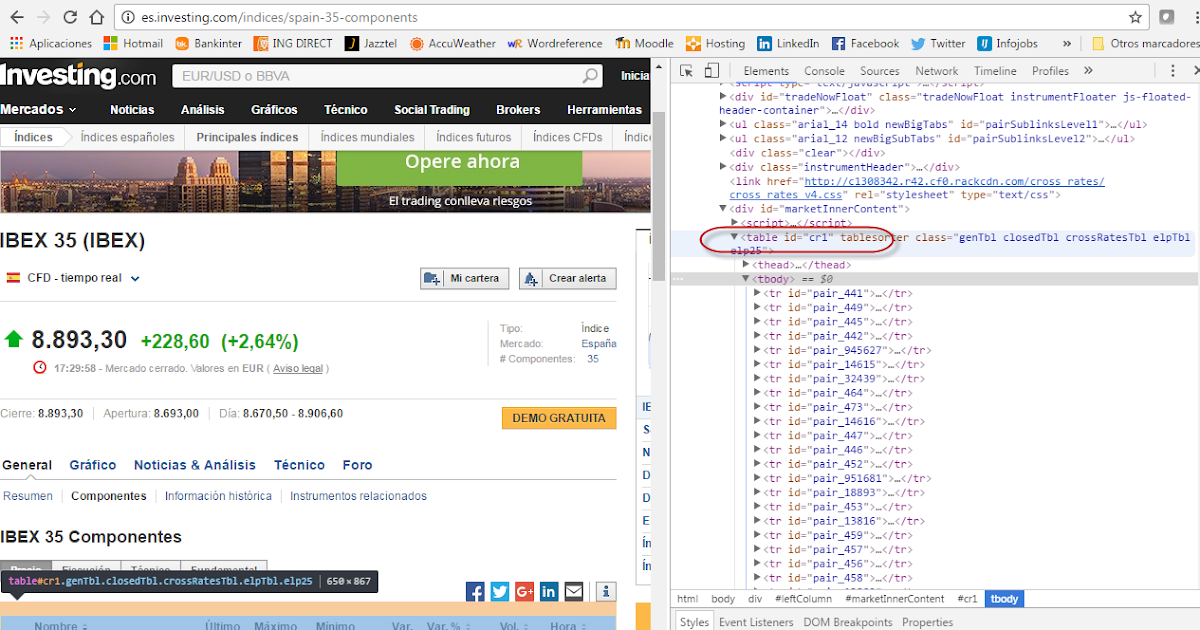 Vba Importar Table Html Desde Web A Excel Excel Foro Un Blog De Excel