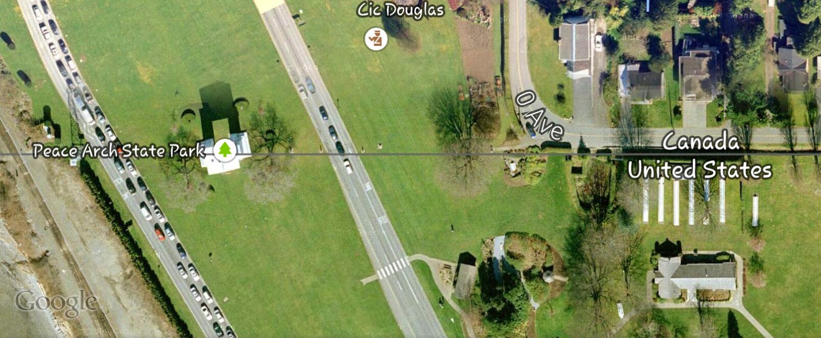 A nice visit to International Peace Arch Park in US-Canada Border