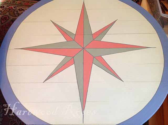 Hartwood Roses: Mariner's Compass Rose Tables ... All Finished!