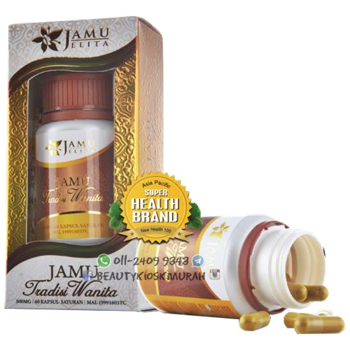 JAMU TRADISI WANITA 60 KAPSUL | BEAUTY KIOSK