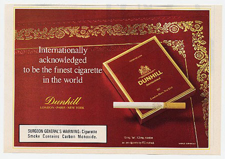 Dunhill Swag ~ Drowning in the Passions of life