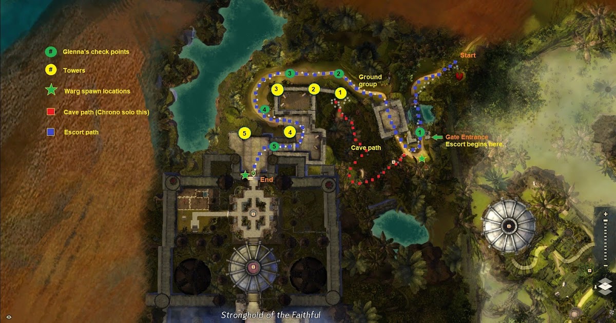 DIE RAID GW2: Escort Guide for DIE