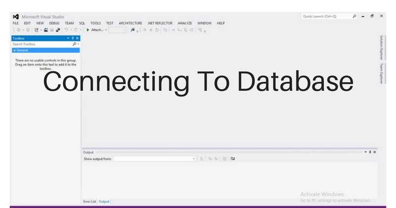 C Sharp Program to Connect to Database-Insert Value in Database Table ...