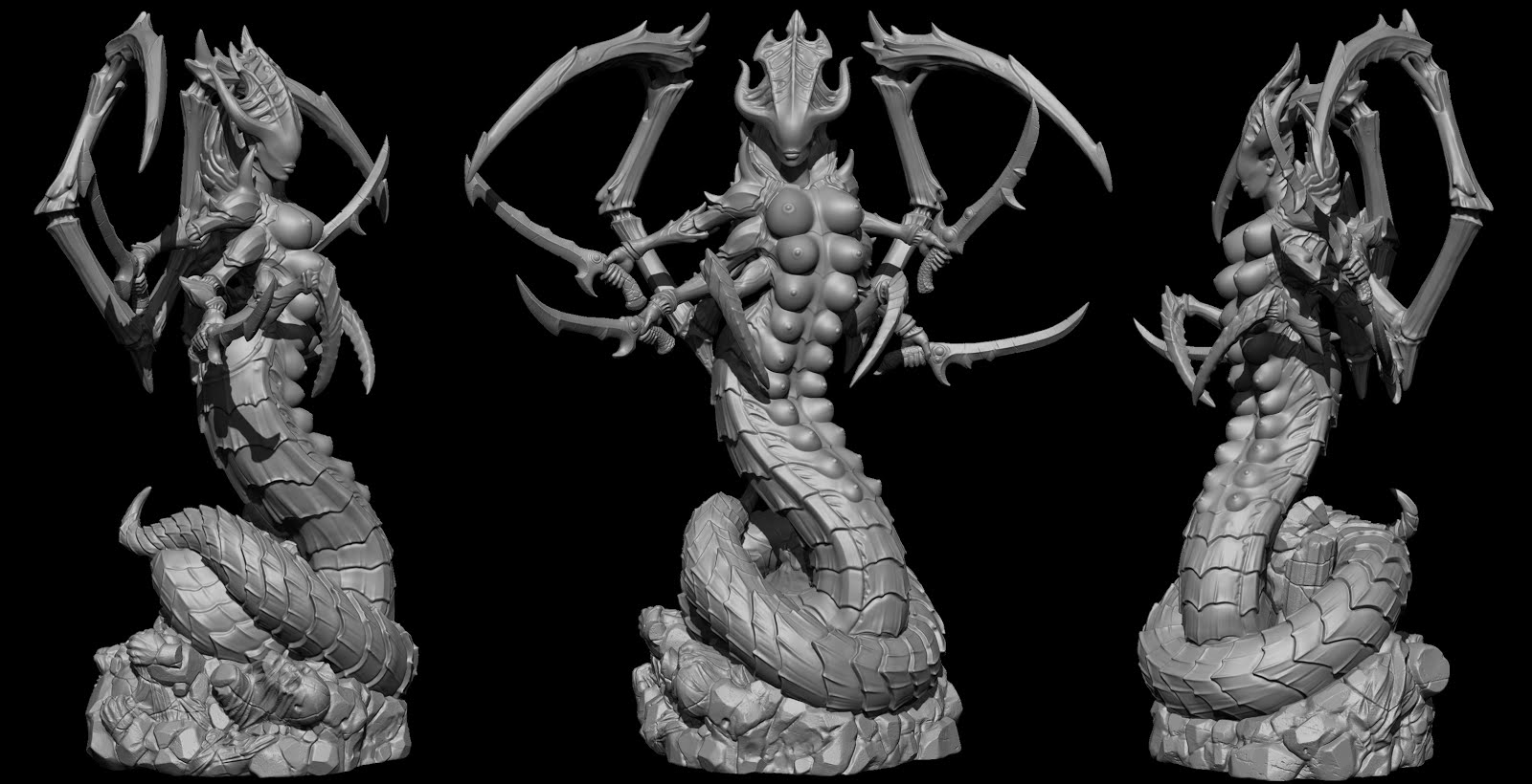 Miguel Hernández Urbina: Lady of Depravity ( Creature Caster ) Miniature