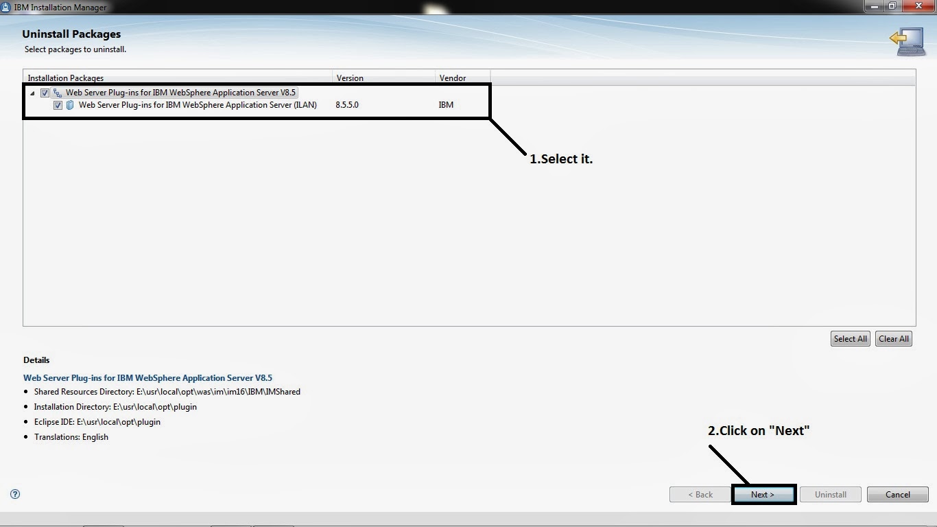 IBM WebSphere Application Server: Uninstalling the Web server plug-ins for WebSphere Application ...