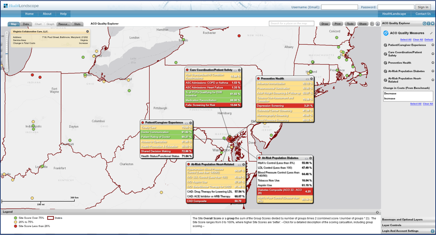 Esri Health Conference, 2015 - HealthLandscape