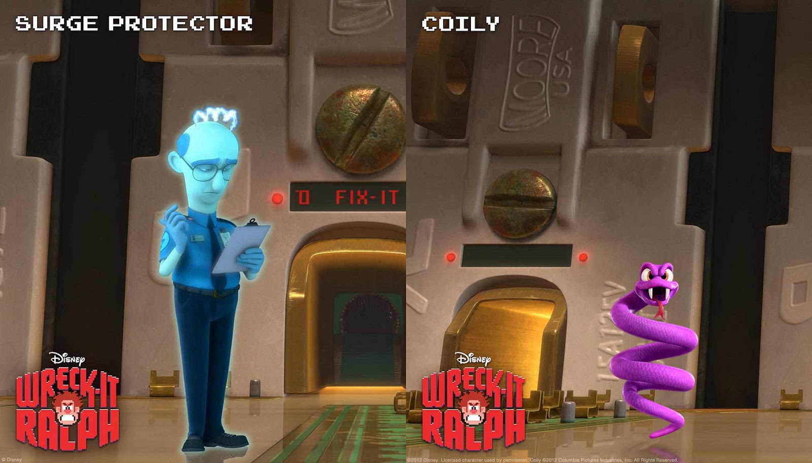 BIG REVEAL: LEVEL 1 CHARACTERS OF “WRECK-IT RALPH”: SURGE PROTECTOR and ...