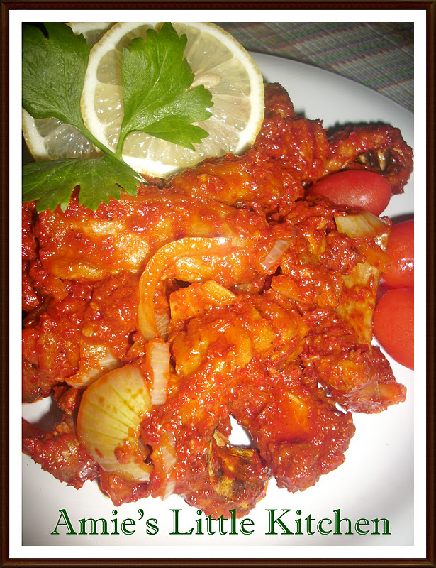 Ikan Pari Masak Sambal - Amie's Little Kitchen