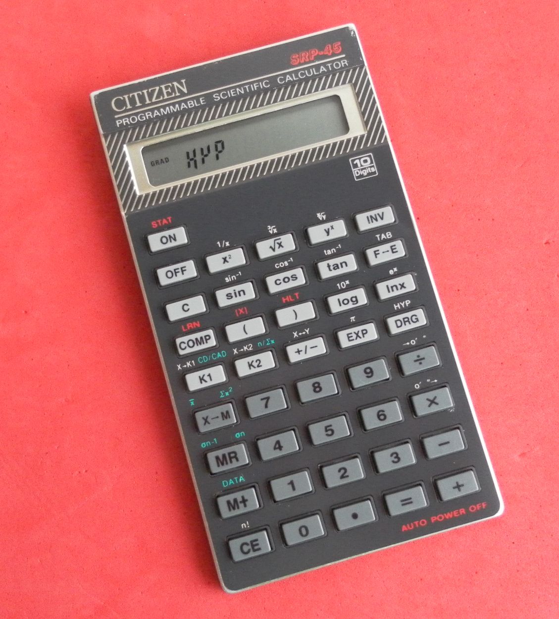 Citizen SRP-45 programmable scientific pocket calculator from 1991