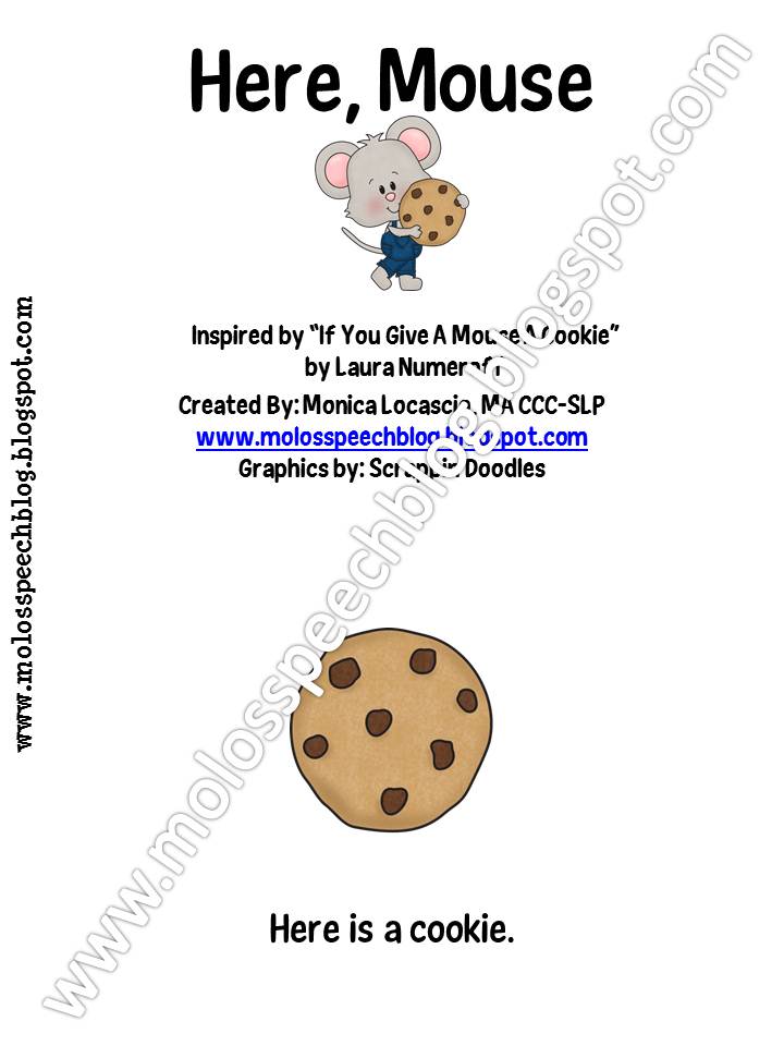 Mo Lo's Speech Blog: If You Give A Mouse A Cookie Speech & Language ...