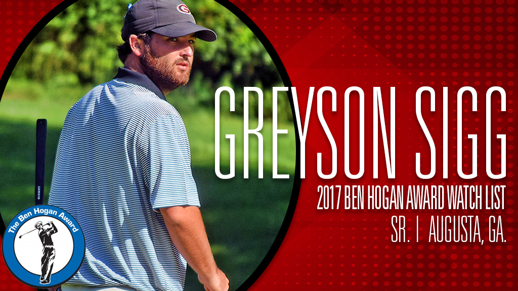 Bulldog Golf: Sigg Named To Hogan Award Watch List