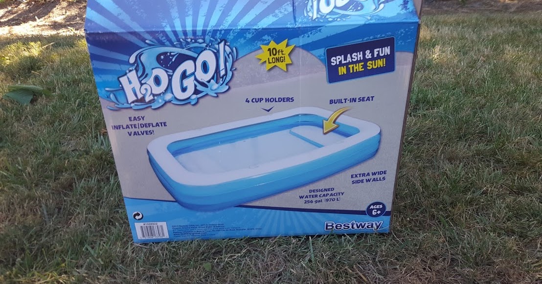 Mom's bags of tricks : H2O Go! Inflatable Pool Unboxing and Review