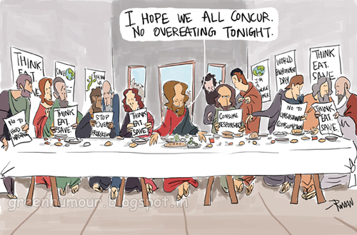 Green Humour: 'Think. Eat. Save'- World Environment Day, 2013