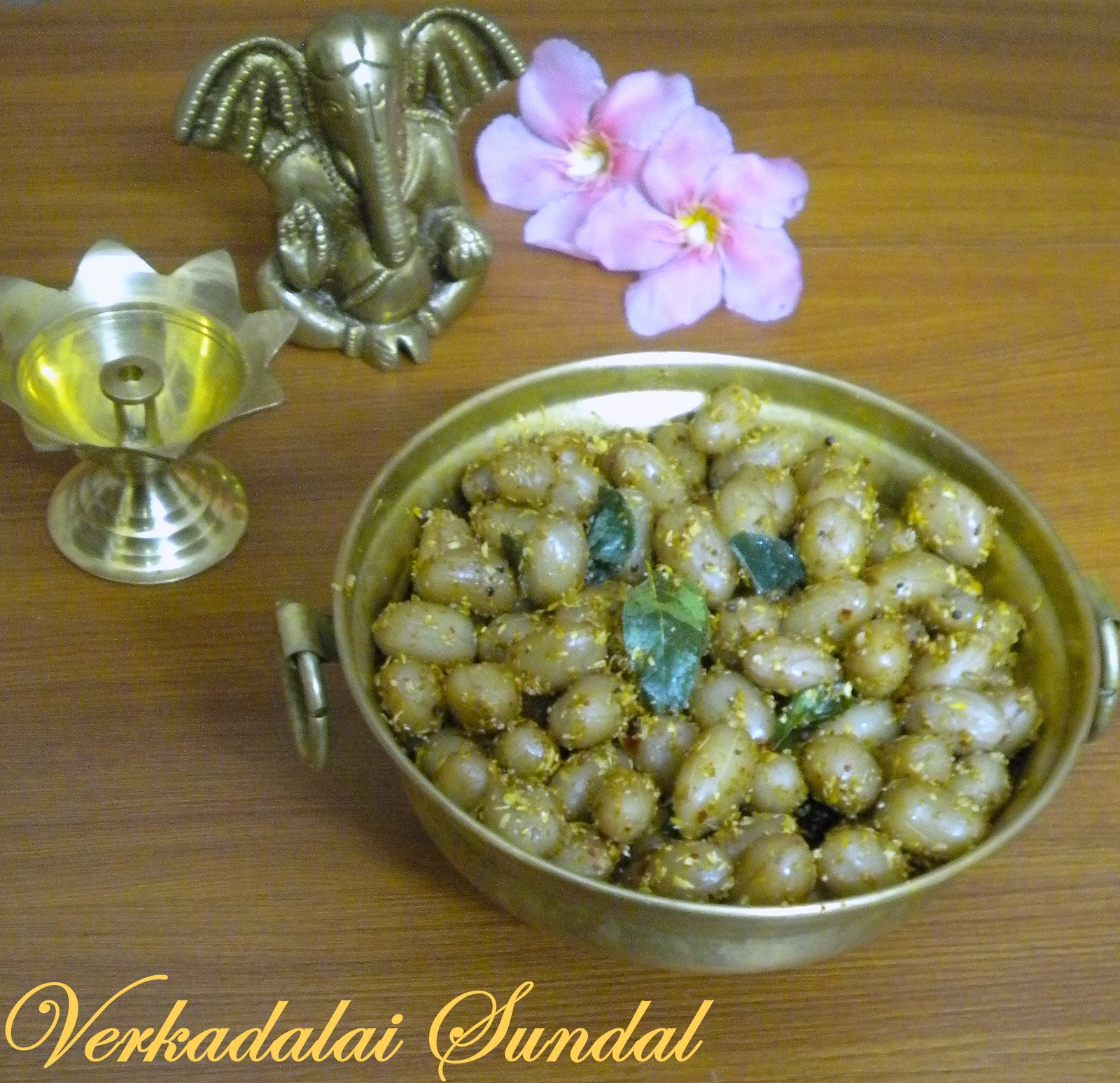 Palakkad Chamayal: Spicy Verkadalai Sundal/ Spicy Peanut Sundal