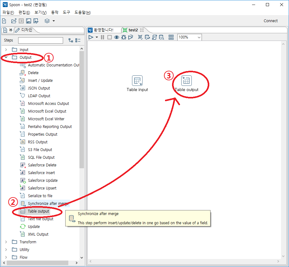 2. Pentaho Spoon 사용 2. Pentaho Spoon 사용