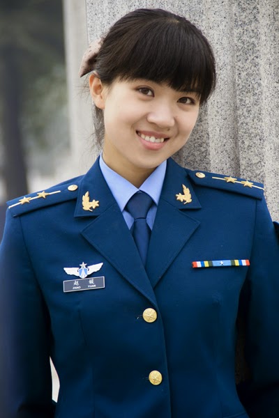 The Uniform Girls: [PIC] blue chinese miltiary uniform girls 1