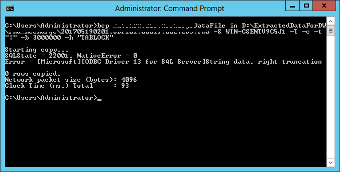 Dineshs Blog Being Compiled Sql Server Bcp Error String Data Right Truncation