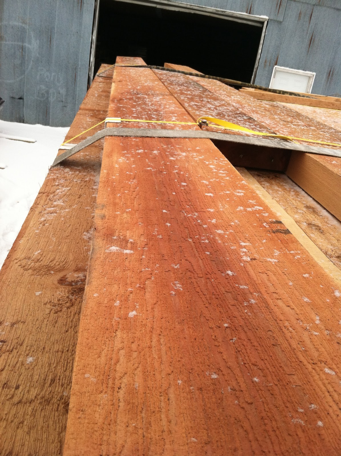 Timber Springs Lodge: Western Red Cedar Beams