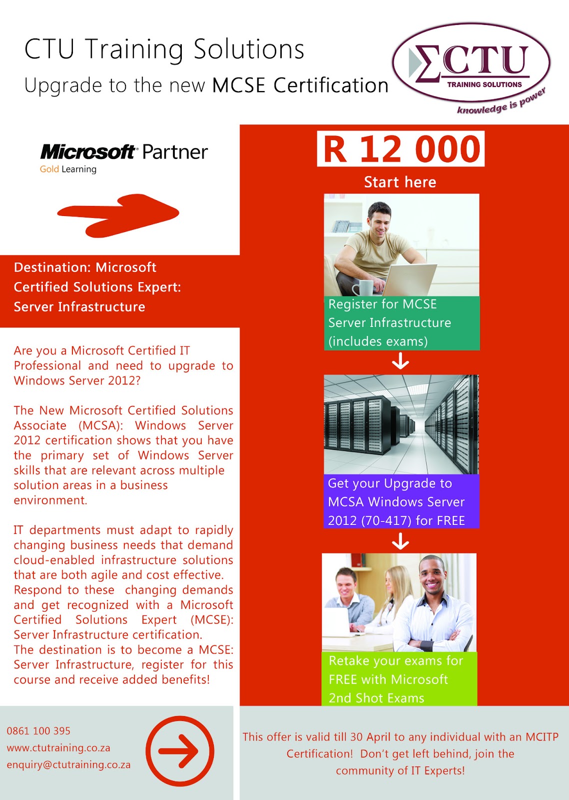 MCSE Server Infrastructure Upgrade | CTU Training Solutions Chatz