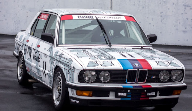 Just A Car Guy: Cool artwork BMW on Petrolicious today, the "Parts Car ...