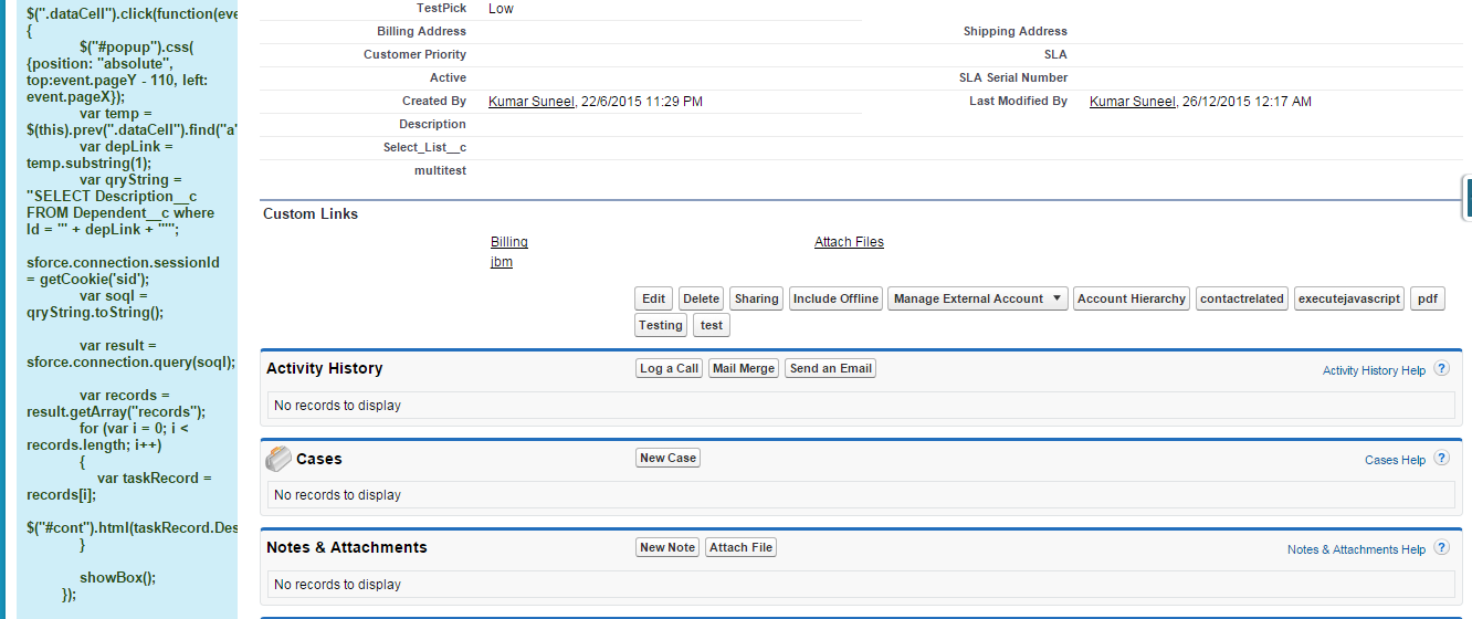 Salesforce Globe For You - Salesforce Shorts : Display account and its related list in ...