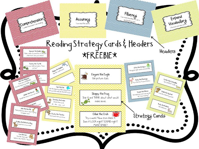What Happens in First Grade: FREEBIE: Reading Strategy Headers ...