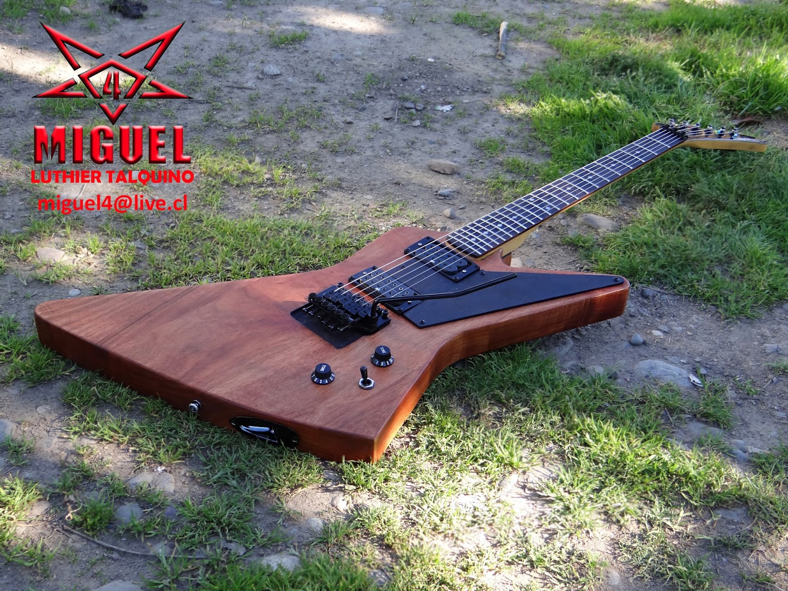 LUTHIER MIGUEL4 - TALCA: GUITARRA ELECTRICA EXPLORER. RESTAURADA Y ...