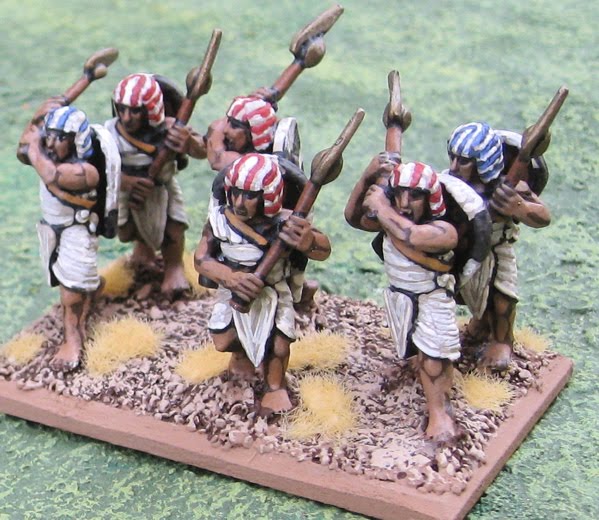 Tim's Miniature Wargaming Blog: Egyptian Axemen