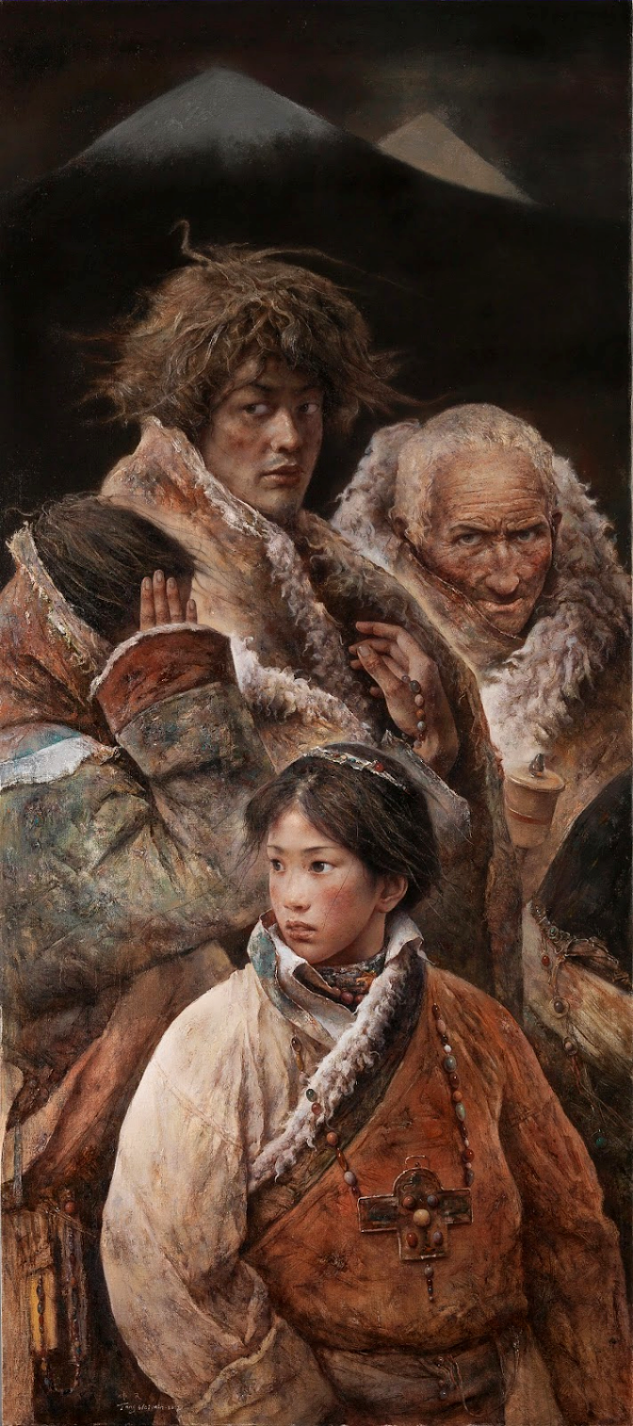 Gods and Foolish Grandeur: Tang Wei Min - selected paintings