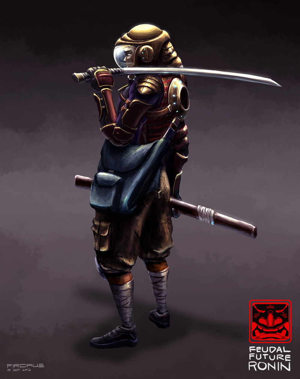 Future Samurai Concept Art