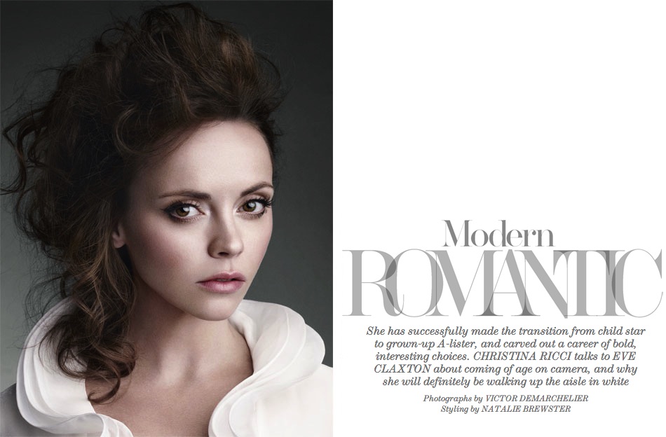 Christina Ricci In The Edit Magazine 18th July 2013 by Victor Demarchelier