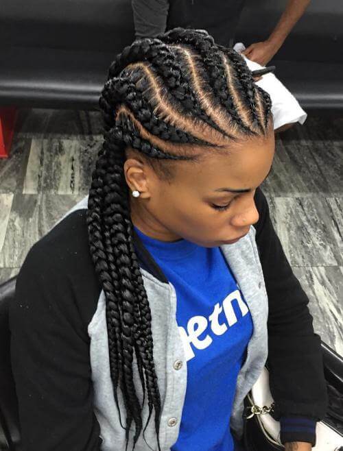 +17 Trendy Black Cornrows Hairstyles 2020 To try - style afrika