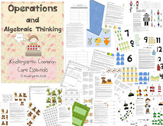 Kindergarten Kiosk: Operations & Algebraic Thinking: Kindergarten ...