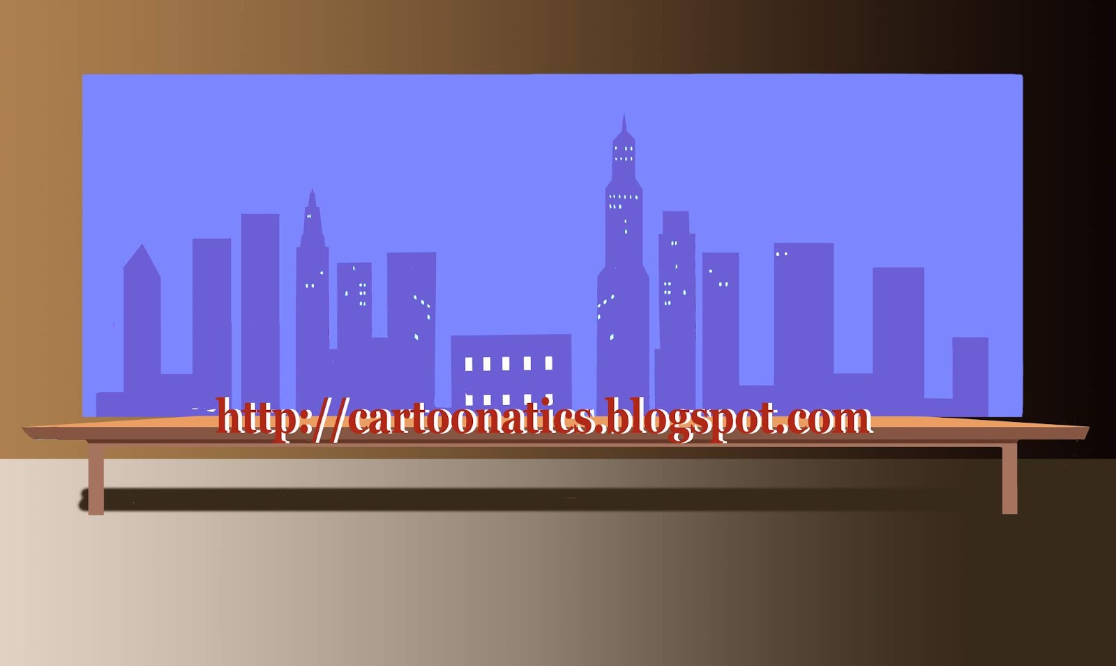 Cartoonatics: Some Backgrounds For A New Animated Series