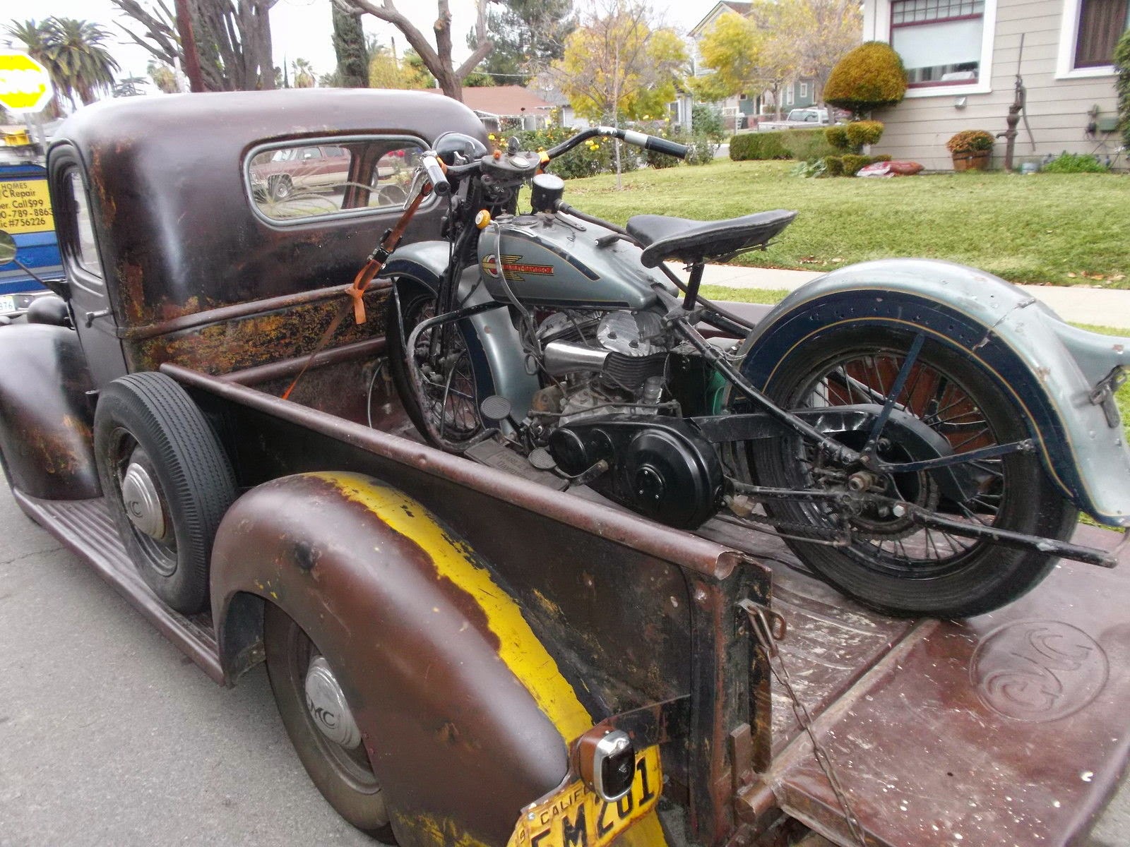 1936 Harley Davidson Barn Find - Rusty Knuckles - Motors and Music for ...