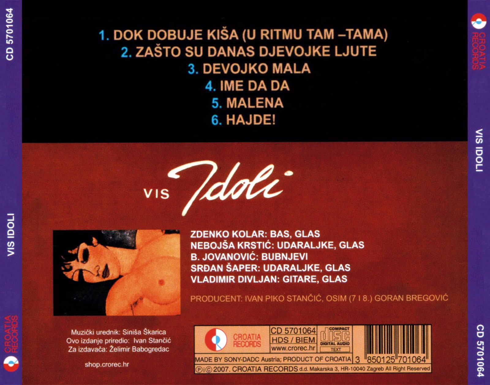 JUGO ROCK FOREVER: IDOLI - Vis Idoli (1981)