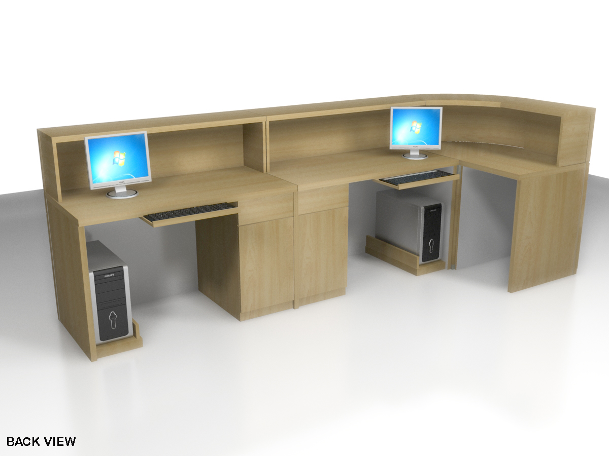 OFFICE FRONT DESK and PARTITION | Meja Customer Service (Meja CS) Semarang