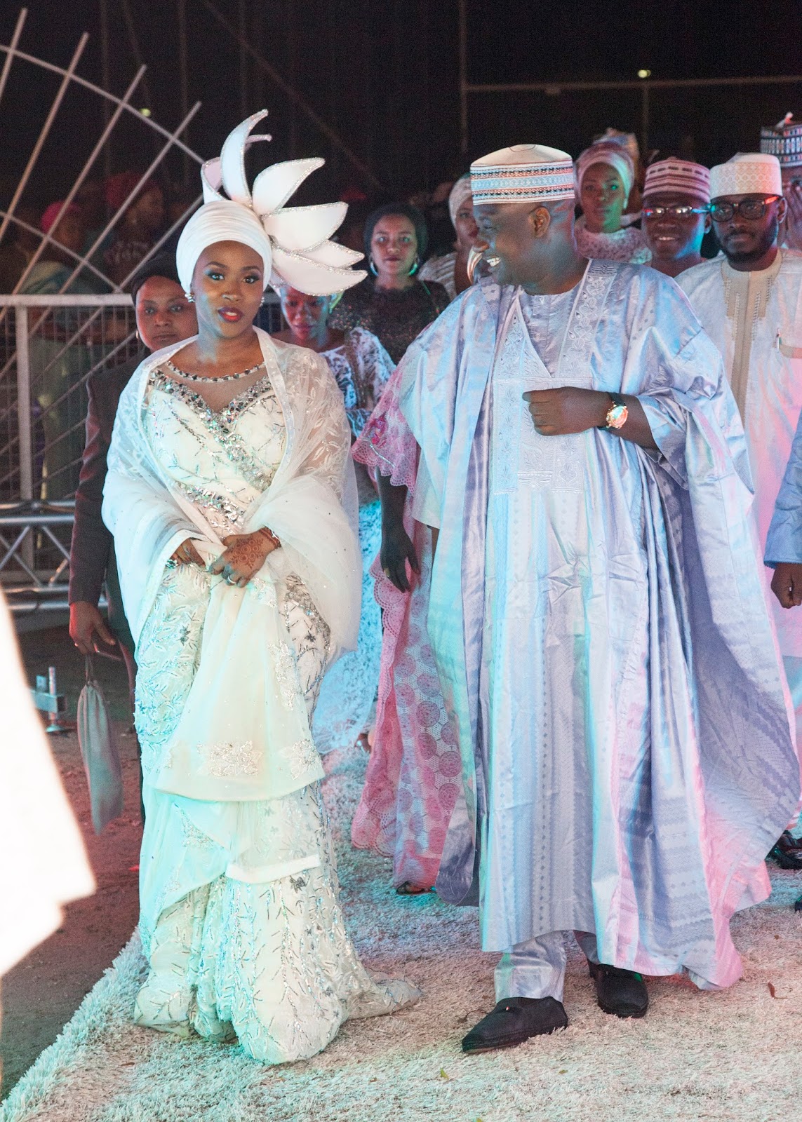 Official Wedding Photos Of IBB's Last Child Halima Babangida & Popular Gombe Traditional Ruler ...