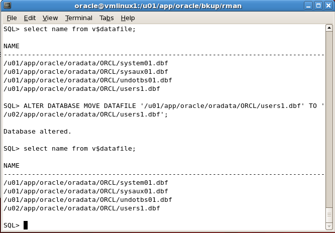 Senthil S Oracle Dba Blog Online Rename And Relocation Of An Active