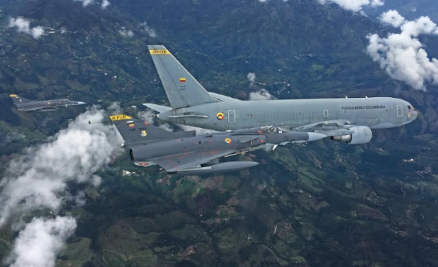 Aviones Kfir de la Fuerza Aérea Colombiana realizan ejercicio Fighter ...