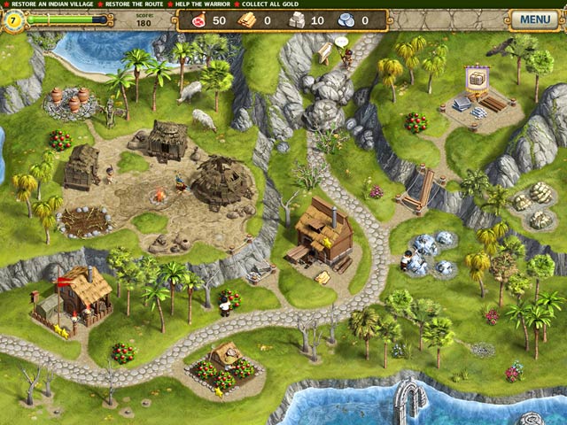 Adeli Games: 4 Aztec Skulls