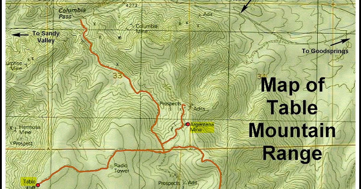 Ken's Photo Gallery: Table Mountain Range