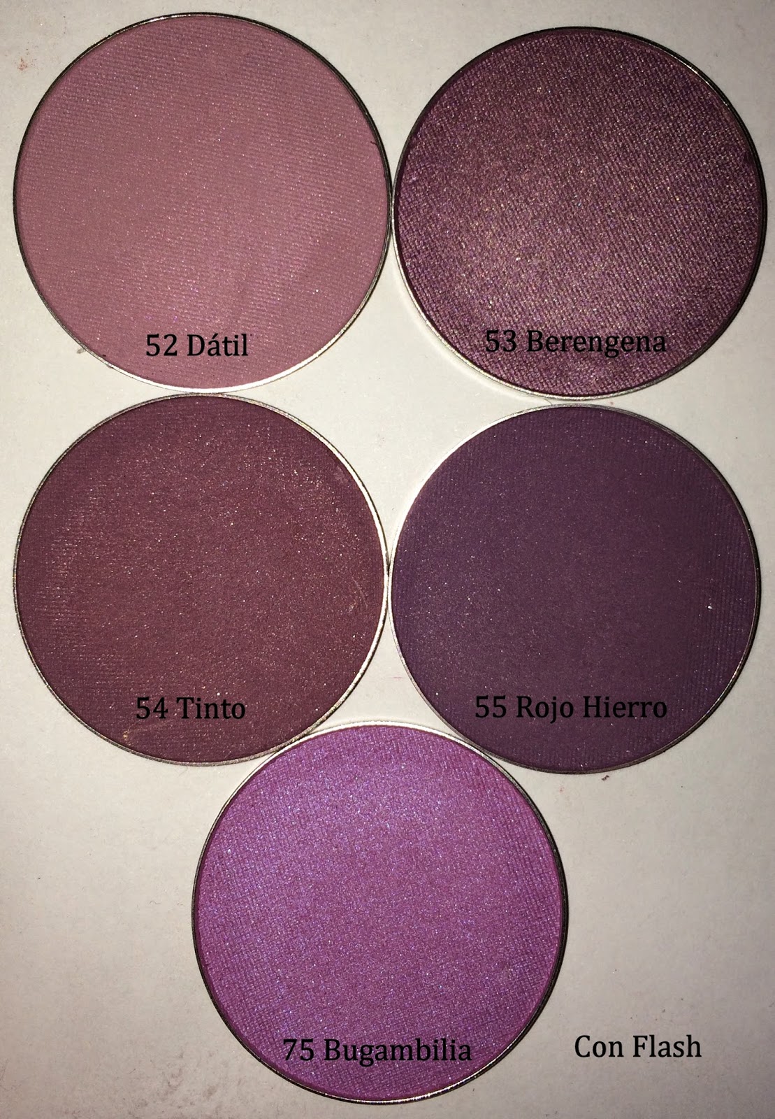 Maquillaje, reseñas y rants: Reseña de sombras individuales Bissú ...