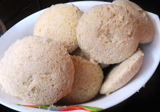 ಅಡಿಗೆ - Adige: Navane - Urd Idlies .- (Foxtail Millet)