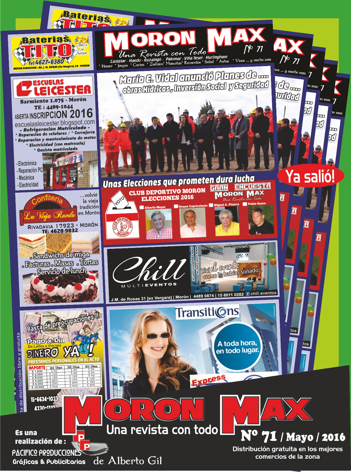 MORON MAX WEB: Ya salió la Morón Max de Mayo !!........ una revista con ...