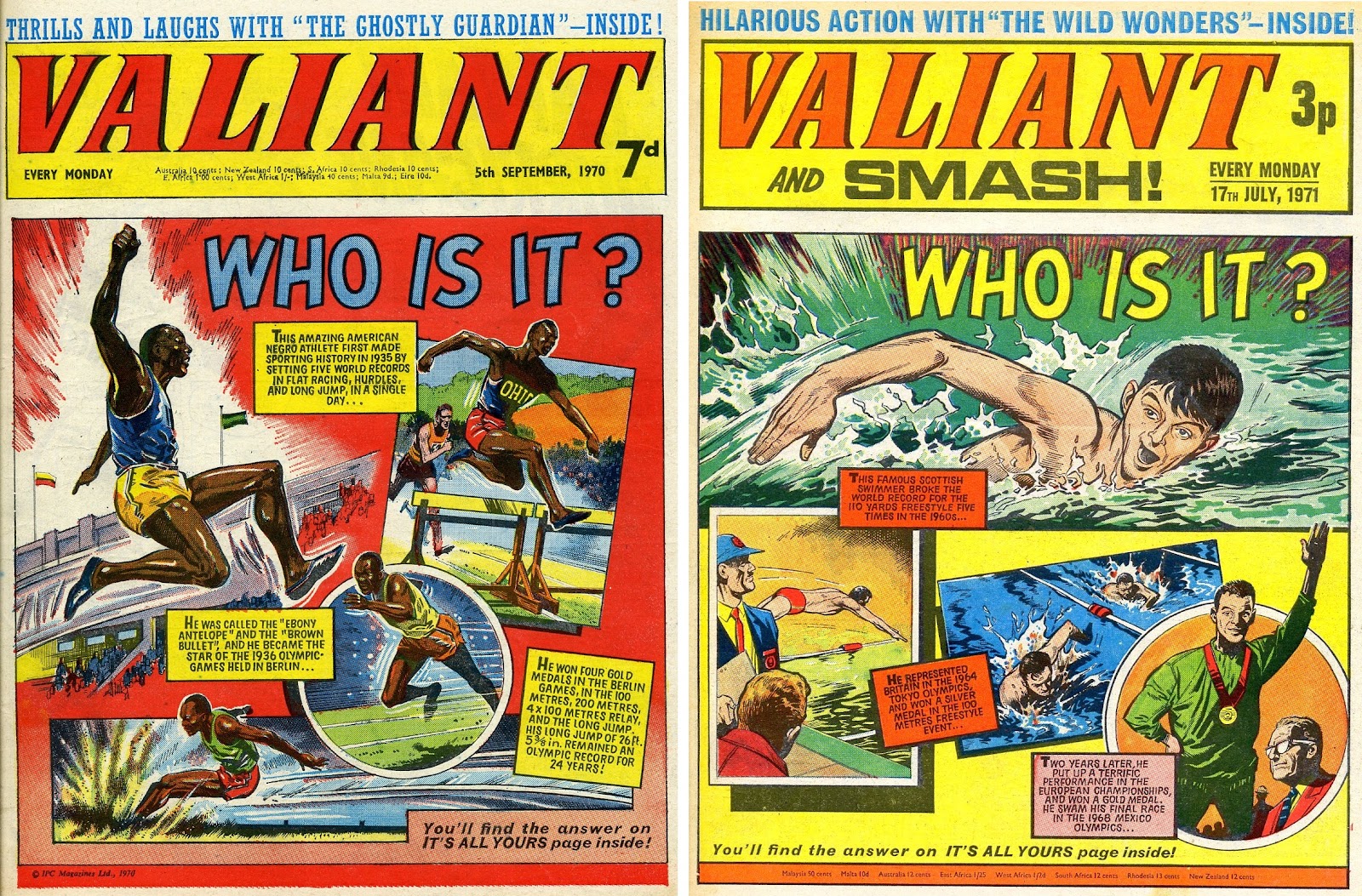 *KAZOOP !!: SPORTS THEME IN BRITISH COMICS TO CELEBRATE LONDON OLYMPICS ...