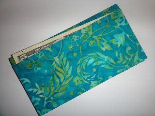 Quilted Blessings: Fabric Folded Origami Checkbook cover & Credit/Gift ...