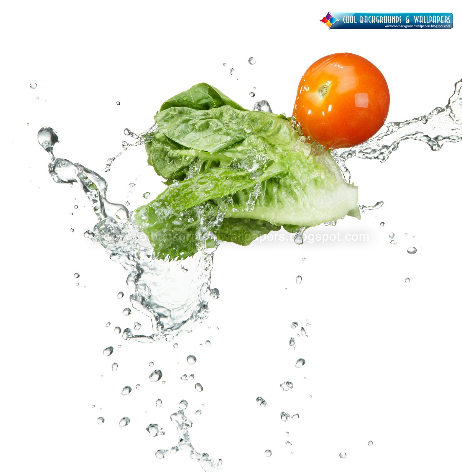 NIm 2011: Vegetable Water Splash HD Wallpapers